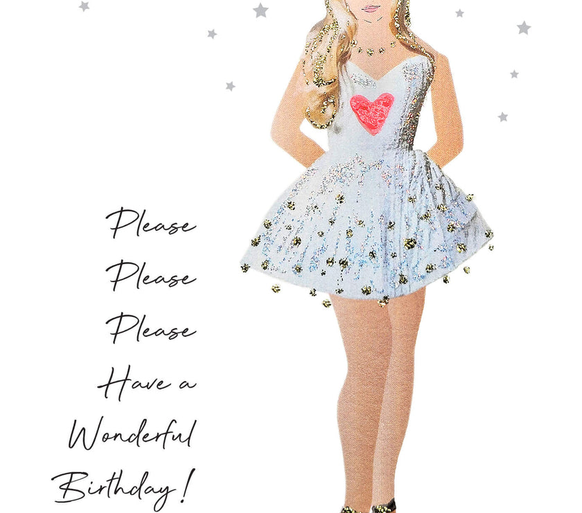 Sabrina Carpenter Birthday Card